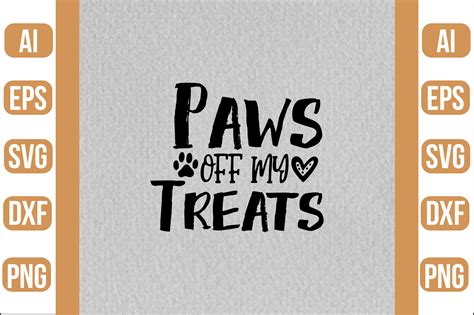 Paws Off My Treats Svg Graphic By Crafty Bundle · Creative Fabrica