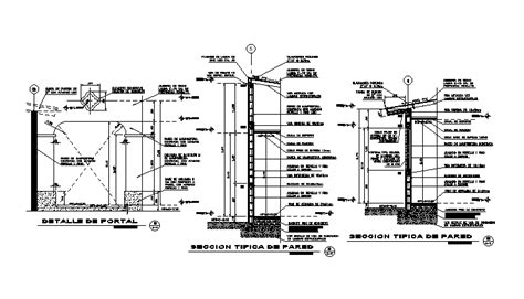 Typical Wall Section Autocad Drawing Download Dwg File Artofit