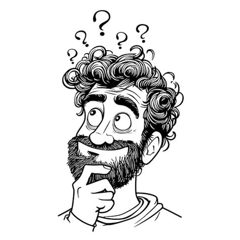 Premium Vector Vectorized Beard Guy