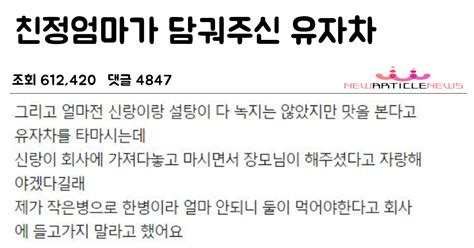 친정엄마가 담궈주신 유자차 미래의 기술과 혁신 전문가