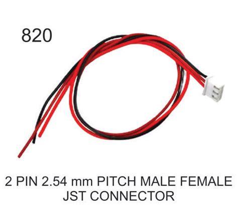 2 Pin 254 Mm Male Female Jst Connector At Best Price In Delhi Madan