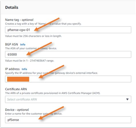 How To Configure Aws Site To Site Vpn To Pfsense With Dynamic Routing