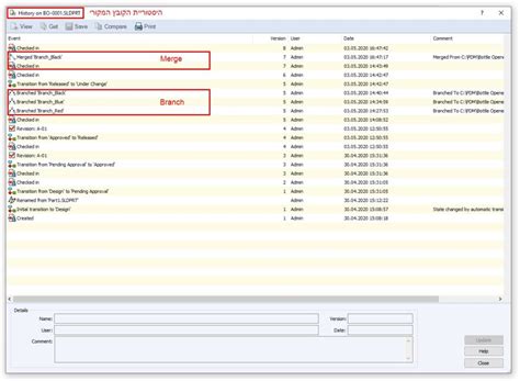 SOLIDWORKS PDM Branching And Merging Systematics