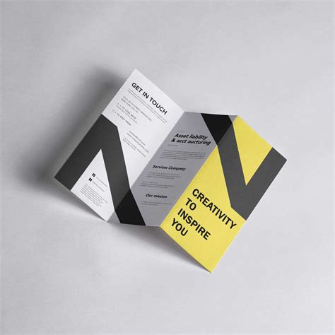 Roll Folded Dl 6pp Leaflet And Flyer We Can Print