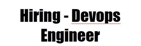 devops engineer