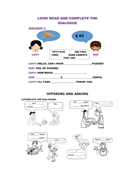 Dialogue Exercises Pdf