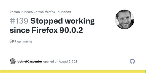 Stopped Working Since Firefox 9002 · Issue 139 · Karma Runnerkarma