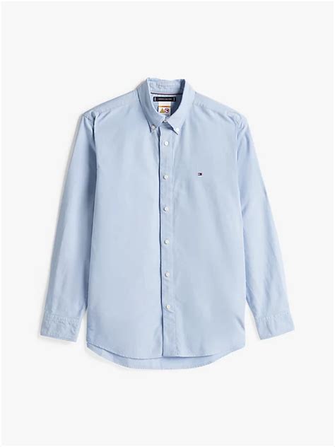 Adaptive Regular Fit Oxford Hemd Blau Tommy Hilfiger