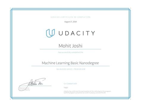 Mohit Joshi On Linkedin Degree Machinelearning