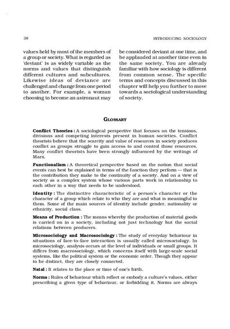 Ncert Book Class 11 Sociology Chapter 2 Terms Concepts And Their Use