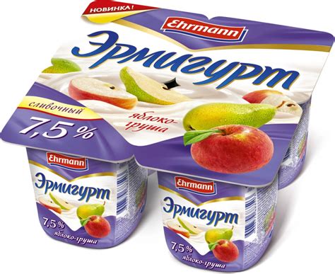 Продуктовый Интернет-магазин MAGNIT.TJ — Йогурт Эрмигурт сливочный ...