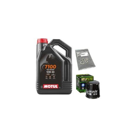 Pack Vidange Motul 7100 10w30 Hf303 Pas Cher Eco Motos Pièces