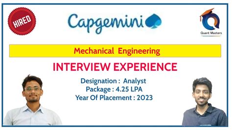 Capgemini Interview Experience Designation Analyst Youtube