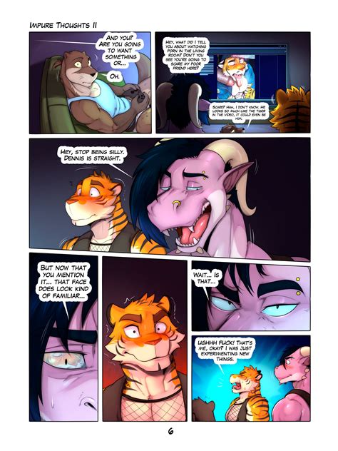 Rule 34 Absurd Res Anthro Blush Comic Dennis Zourik Dialogue Dragon Embarrassed Eyebrows