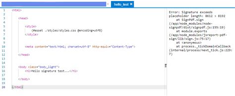 error signature exceeds placeholder length 8612 8192 · issue 1