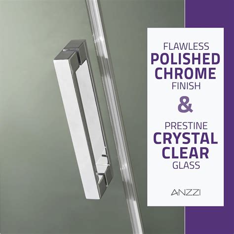 Anzzi Kahn Brushed Nickel 48 In W X 76 In H Frameless Sliding Shower Door Sd Frls05801bn At