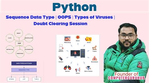 Python Sequence Data Type Oops Types Of Viruses Doubt Clearing Session Youtube