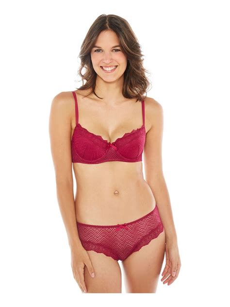 Soutien gorge ampliforme coque moulée PAPOTAGES Pomm Poire Violet