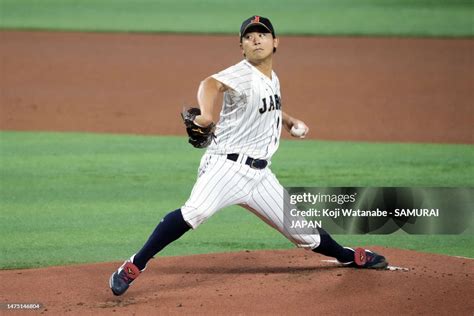 Shota Imanaga Of Team Japan Pitches In The First Inning Against Team News Photo Getty Images