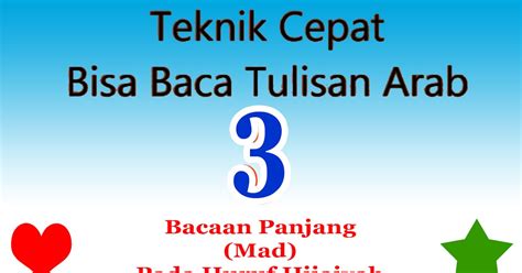 Bacaan Panjang Pada Huruf Hijaiyah Mad Bahasa Arab Simpel