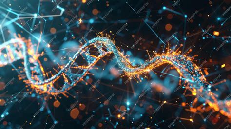 Storing Data In Dna Strands Digital Data Streams Intertwined With