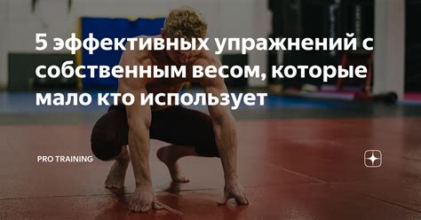 5 эффективных упражнений с собственным весом которые мало кто использует Томаш Игорь Pro