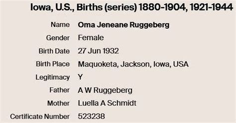Oma Jeneane Ruggeberg Trought 1932 1999 Find A Grave Memorial