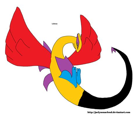 Lulessa The Female Lugia By Natalia Clark On Deviantart