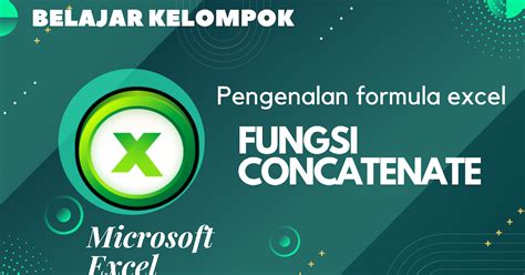 Fungsi Concatenate ~ Belajar Kelompok