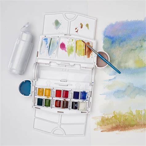 Winsor Newton Cotman Watercolors Field Painting Plus Set Of 12 Half