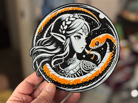 Princess Zelda Year Of The Wood Snake Decoration By Imjackharvest