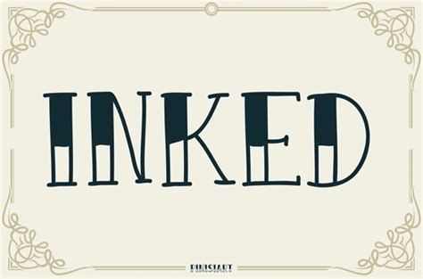 Inked Font
