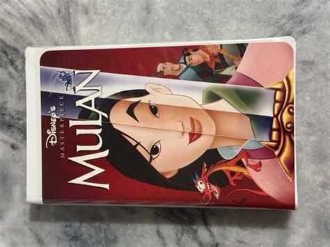 Disney Mulan Vhs Video Tape Masterpiece Collection Clamshell £535