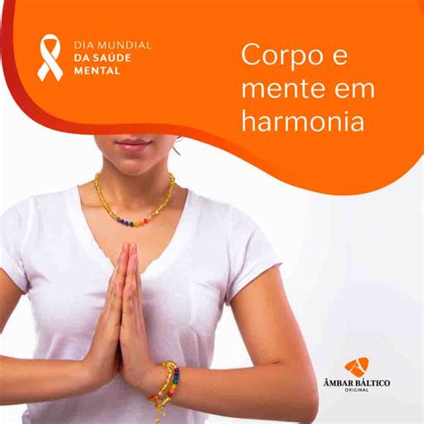 10 De Outubro Dia Mundial Da Saúde Mental Âmbar Báltico Original
