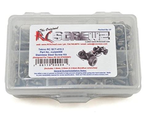RCScrewZ Tekno SCT Th Wd TKR Stainless Steel Screw Kit Tek Walmart Com