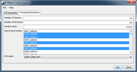 K Means Cluster Analysis Dialog