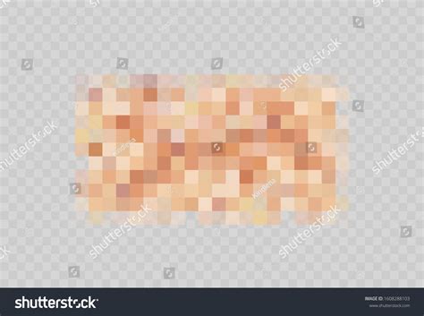 Censor Blur Effect Texture Isolated On Stock Vector Royalty Free