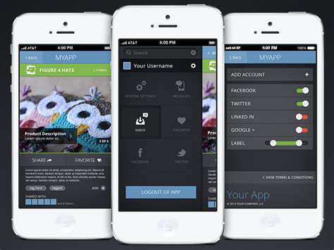 Myapp Iphone Ios App By Joel Ferrell On Dribbble