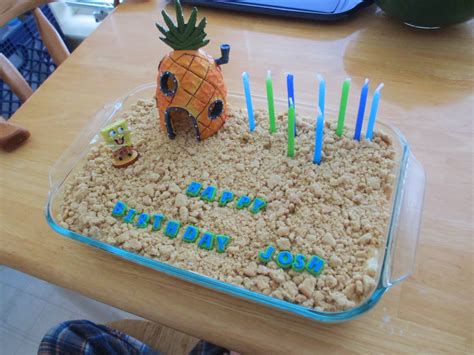 My Half Assed Kitchen How To Make A Spongebob Oreo Birthday Cake In 19 Easy Steps