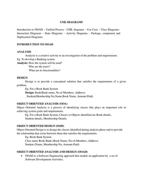 SOLUTION Lecture Uml Diagrams Studypool