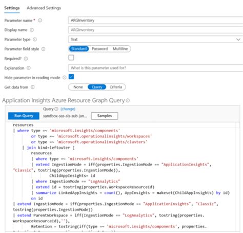 Advanced Azure Workbooks Parameters As Datasets Cloud Systems Management And Automation