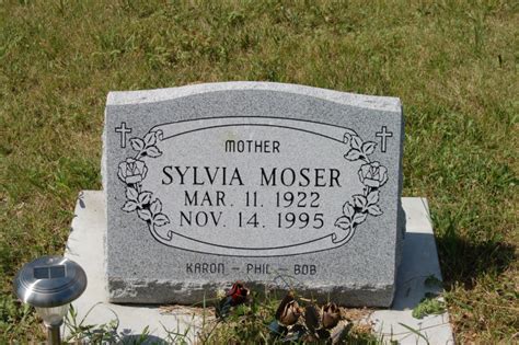 Sylvia Eliza Guderjahn Moser Find A Grave Memorial