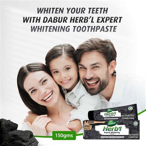 Dabur Herbal Charcoal Toothpaste Natural Whitening Saudi Arabia