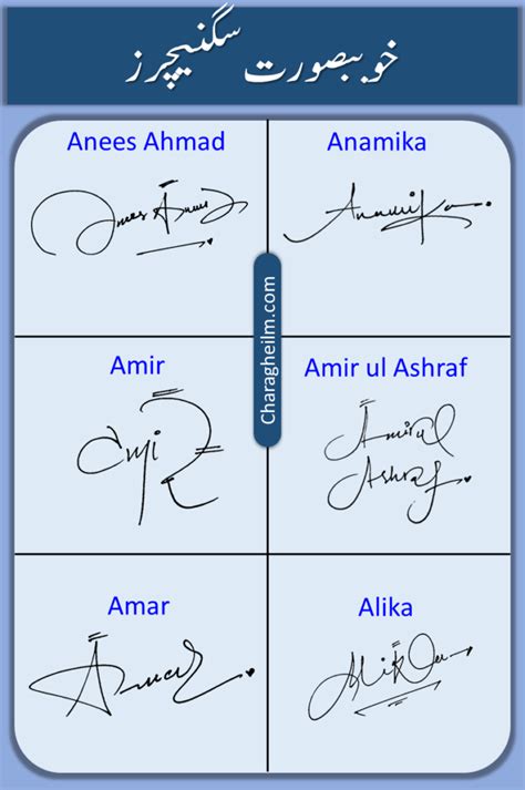 New Style Handwritten Signatures Charagheilm