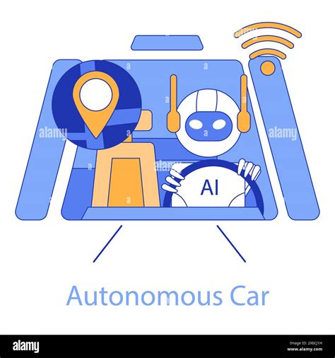 Autonomous Car Concept The Integration Of Ai And Robotics In Transportation Self Navigating
