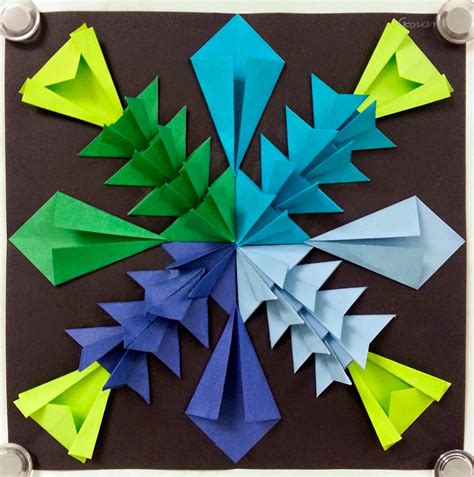Radial Paper Relief Sculptures Part Ii 5th Art With Mrs Nguyen
