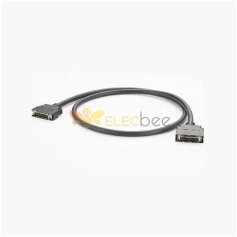 Scsi Mdr 36pin Male To Male Snap Type Staight Connector With Servo