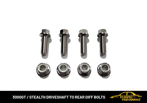 3000gt Stealth Driveshaft To Rear Diff Bolts Evospec Performance