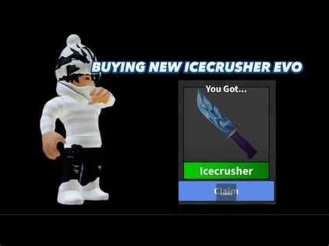 BUYING NEW ICECRUSHER EVO Mm2 YouTube