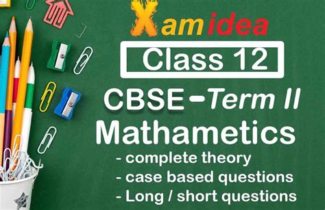 Class 12 Xam Idea Maths Term 2 Free Pdf Download Techoedu